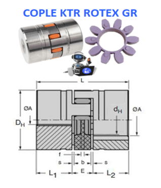 GR-75 COPLE ROTEX ( KTR ) DE FIERRO MAZAS RECTAS (1a) PILOTO CON SPIDER ...