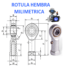 PHS-12 R 12mm ROTULA HEMBRA ROSCA M12 X 1.75 DERECHA MARCA OBD - OSUNA ...