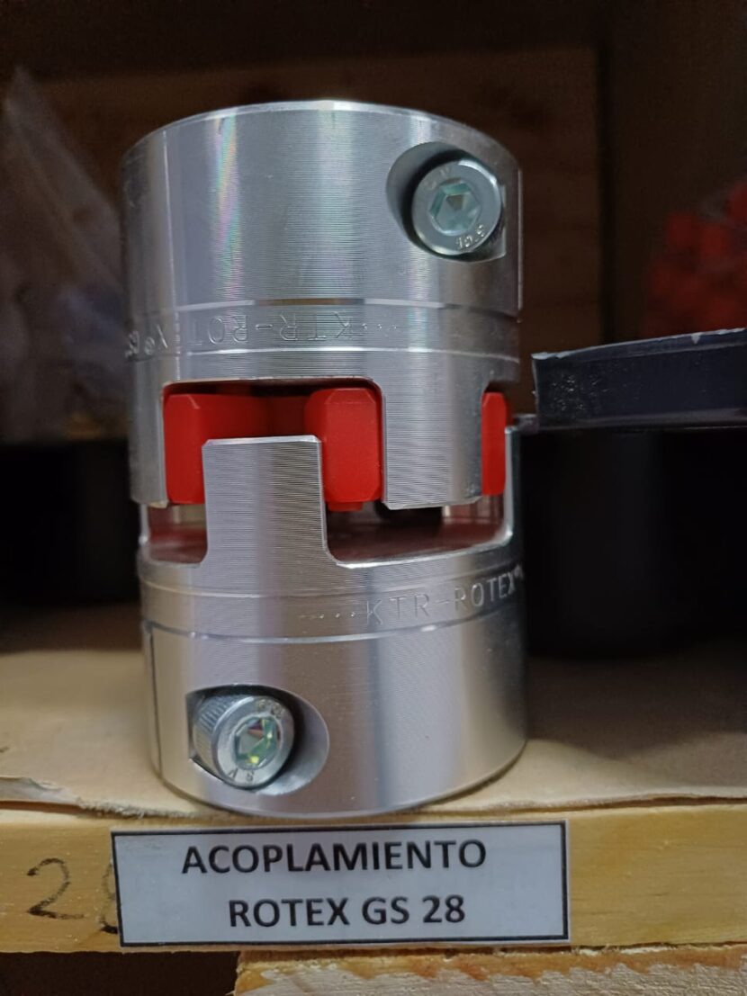 GS-28 2.5 COPLE ROTEX KTR DE ALUMINIO MAZAS ( 1A ) RECTAS CLAMP PILOTO ...