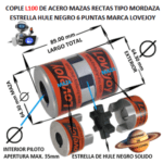 L100 COPLE LOVEJOY TIPO L DE ACERO BARRENO PILOTO 7/16"* EXTERIOR 64 ...